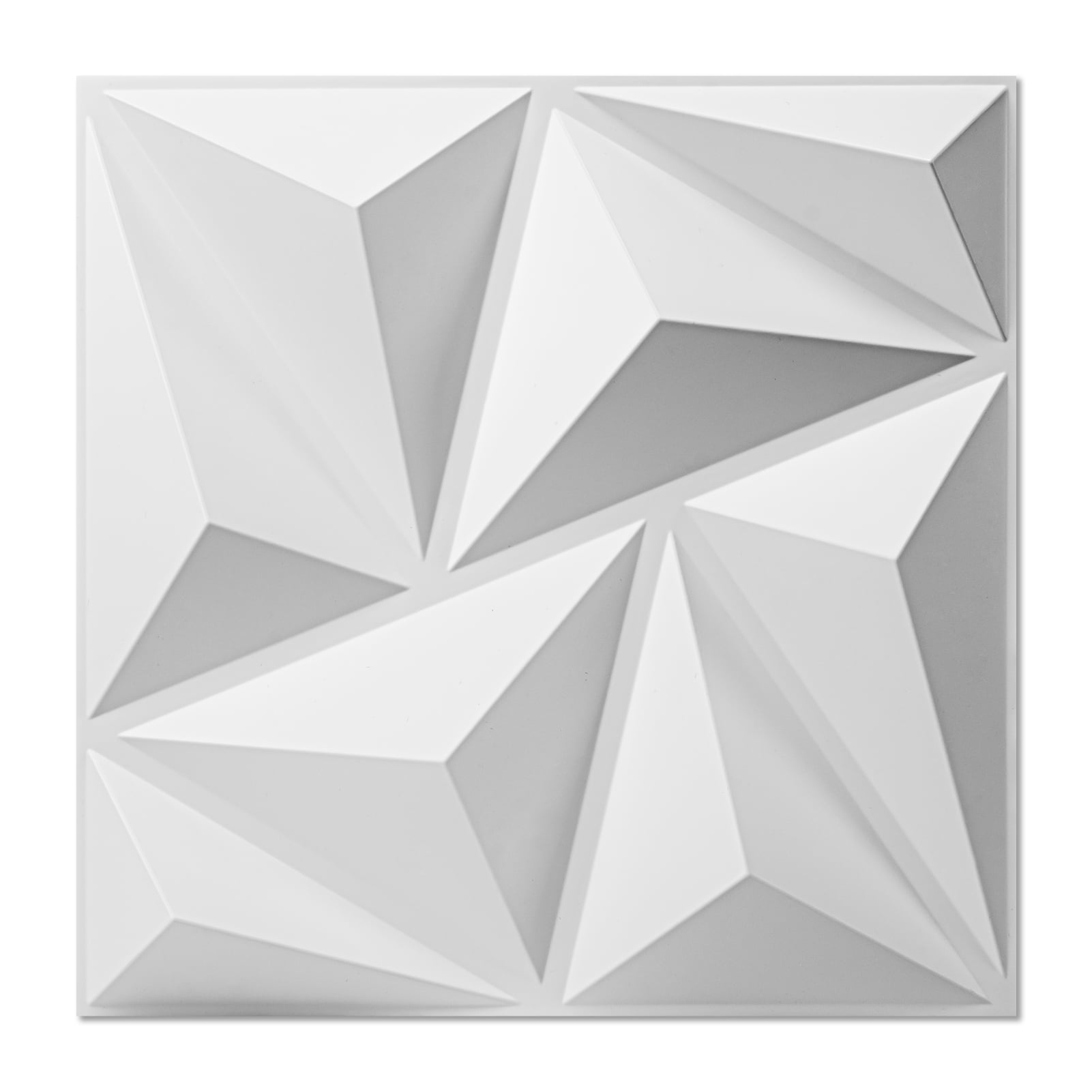20PCS 11.8'' x 11.8'' PVC 3D Wall Panel Diamond for Interior Wall Décor ...