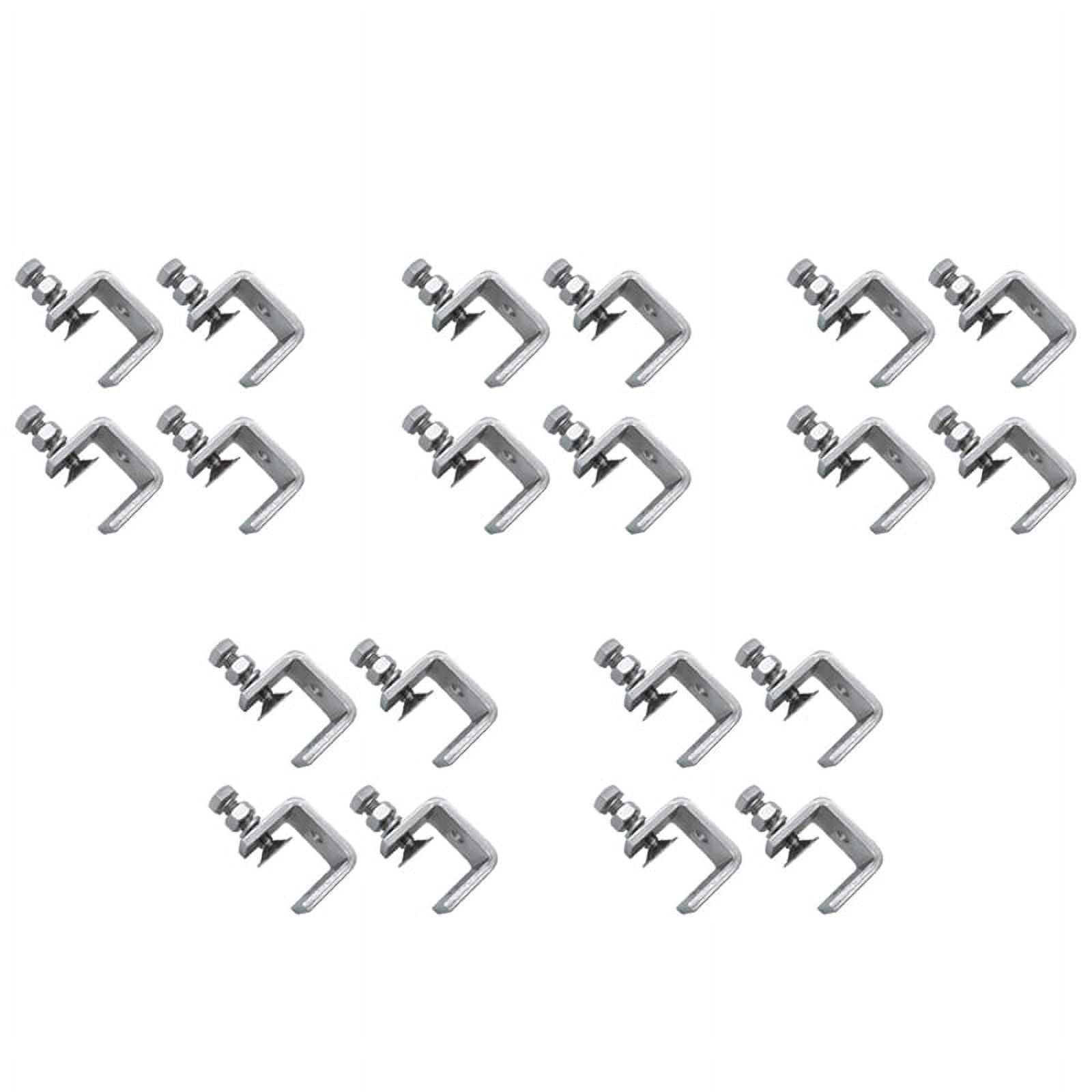 20PCS 16-25mm Heavy Duty Woodworking Clamp Set 304 Stainless Steel C ...