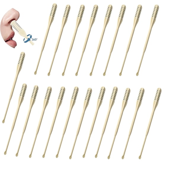 20PCS 2-in-1 Nasal Hair Cutter, 2026 Upgrade Portable Double Sided ...