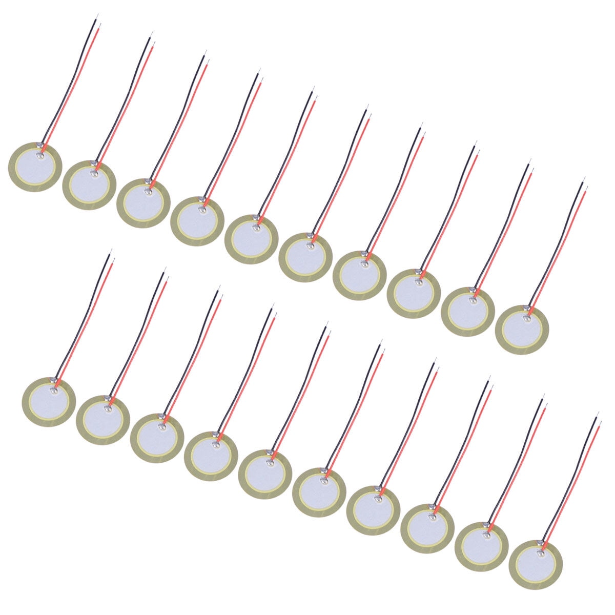 20PCS 20mm Piezo Disc Diaphragm Elements Buzzer Copper Sheet ...