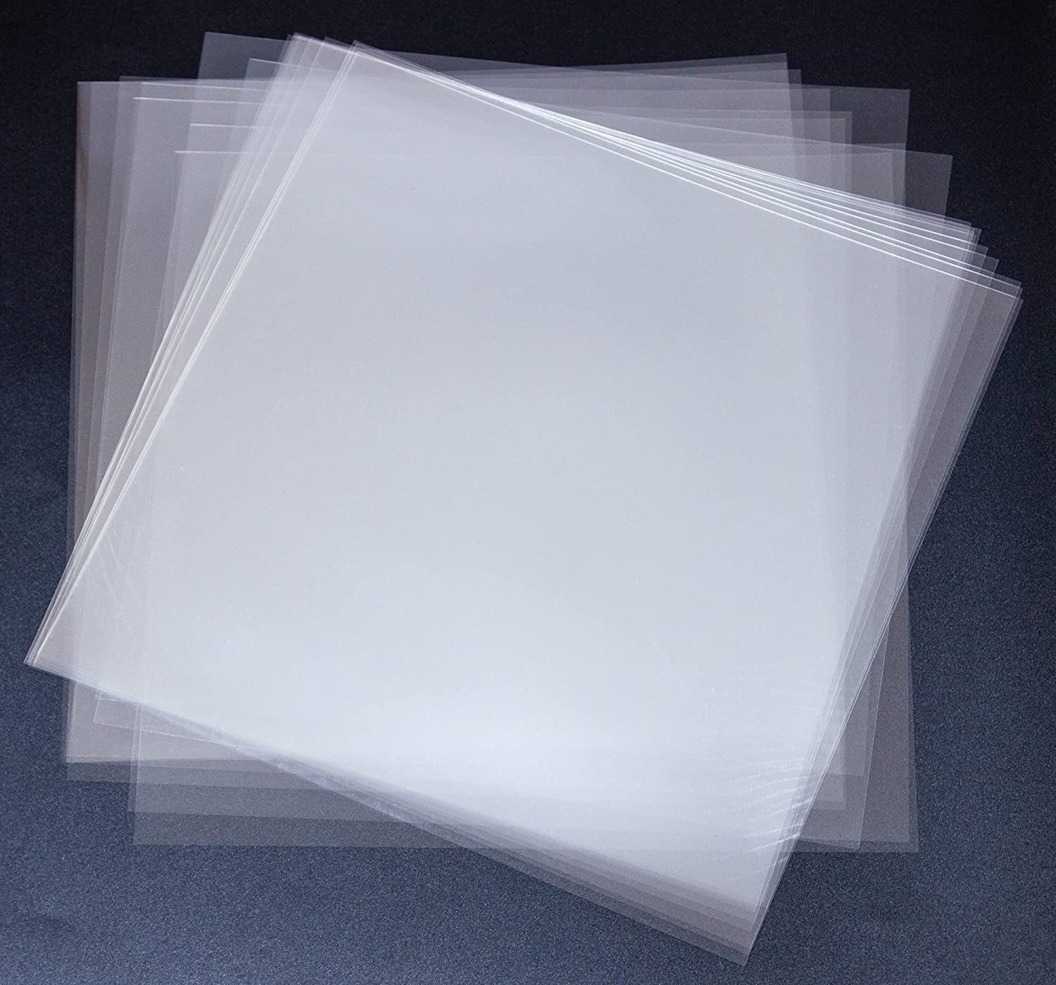 20PCS 4 Mil Blank Mylar Stencil Sheets, 12 X 12 Inch Clear Plastic ...