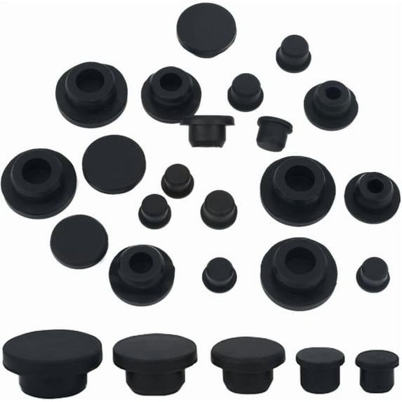20PCS 5 Sizes 12/14/17/20/24mm Inner Diameter Silicone Salt and Pepper ...