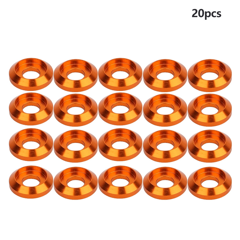 20PCS 6061 Aluminum Alloy Screw Washer Gasket for M3 Hex Socket Screws ...