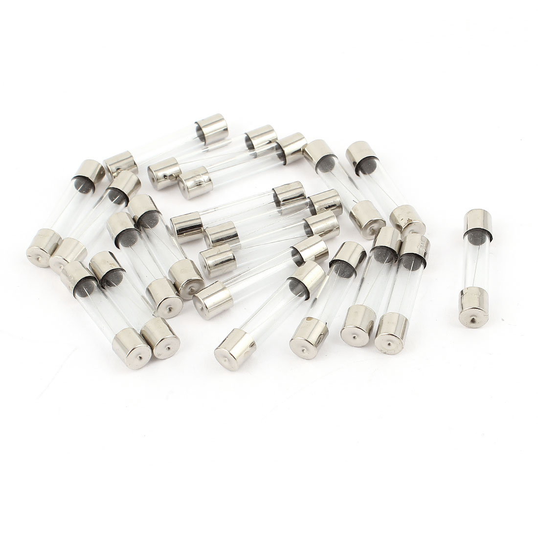 20PCS 6x30mm 6Amp 250V Quick Blow Fast Acting Low Break Capacity Glass ...