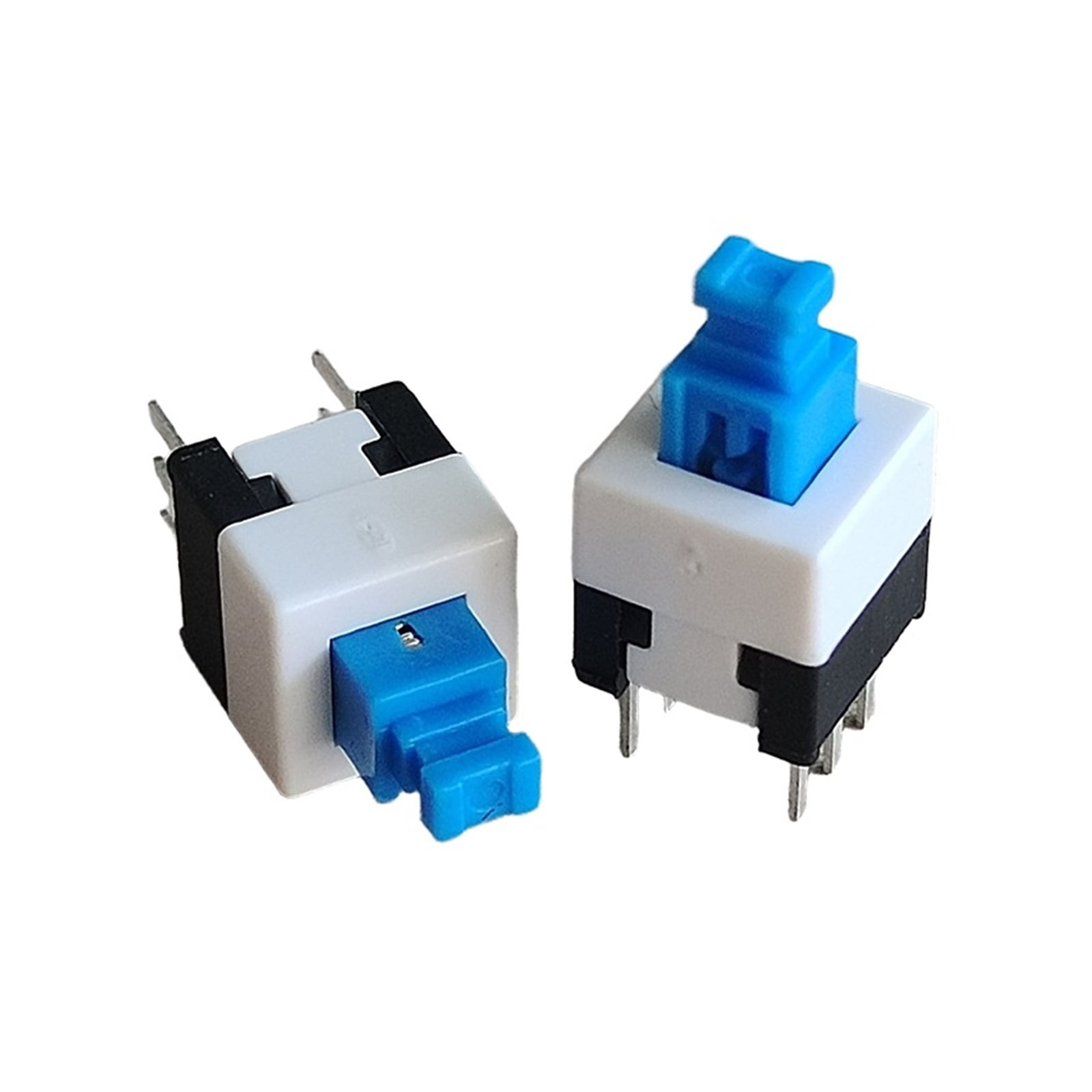 20PCS 7x7 Self Locking Minitype Power Button Switch KFT-7.0 High/Flat ...