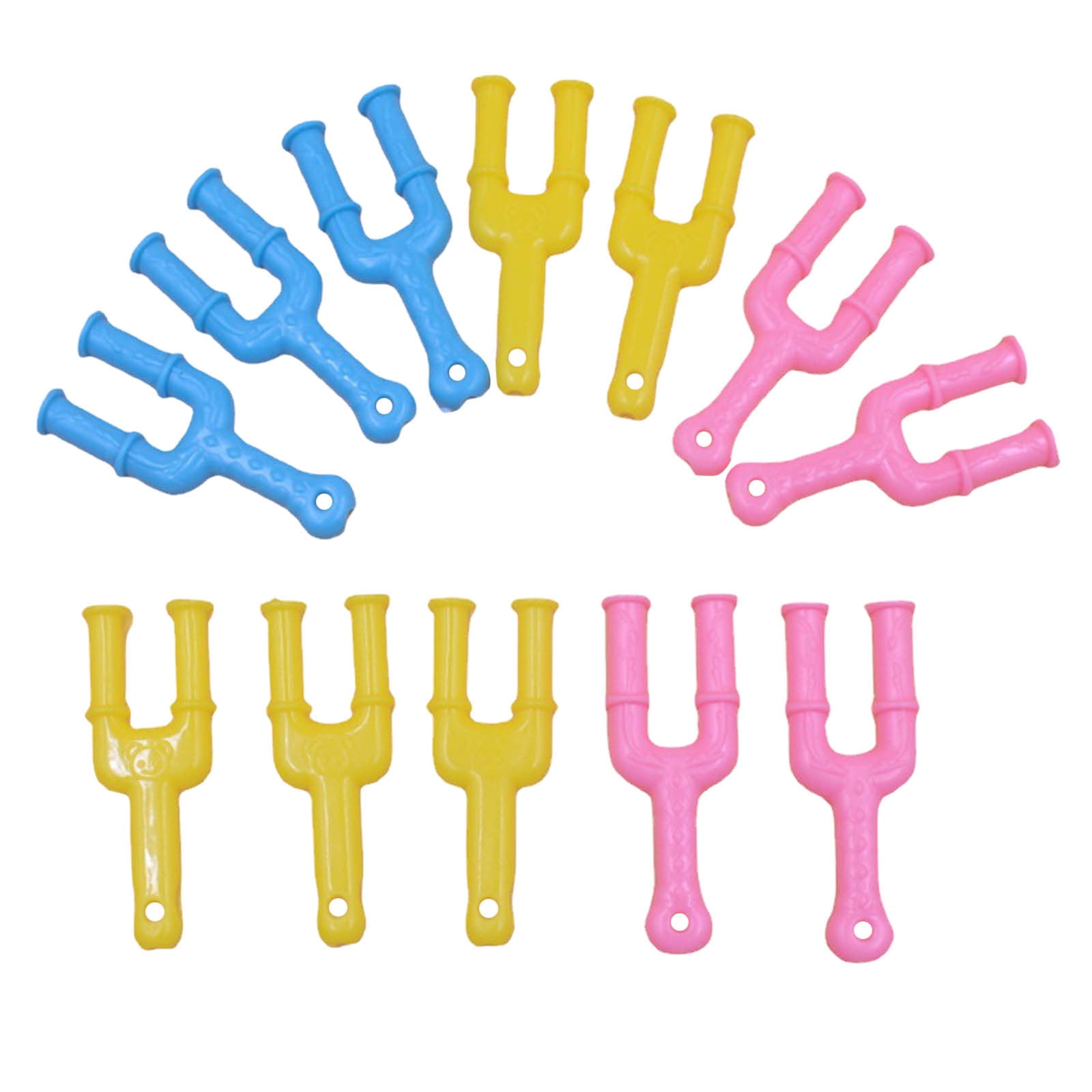 20PCS Acrylic Model Y Rubber Band Clips Jewelry Connectors DIY Knitting ...