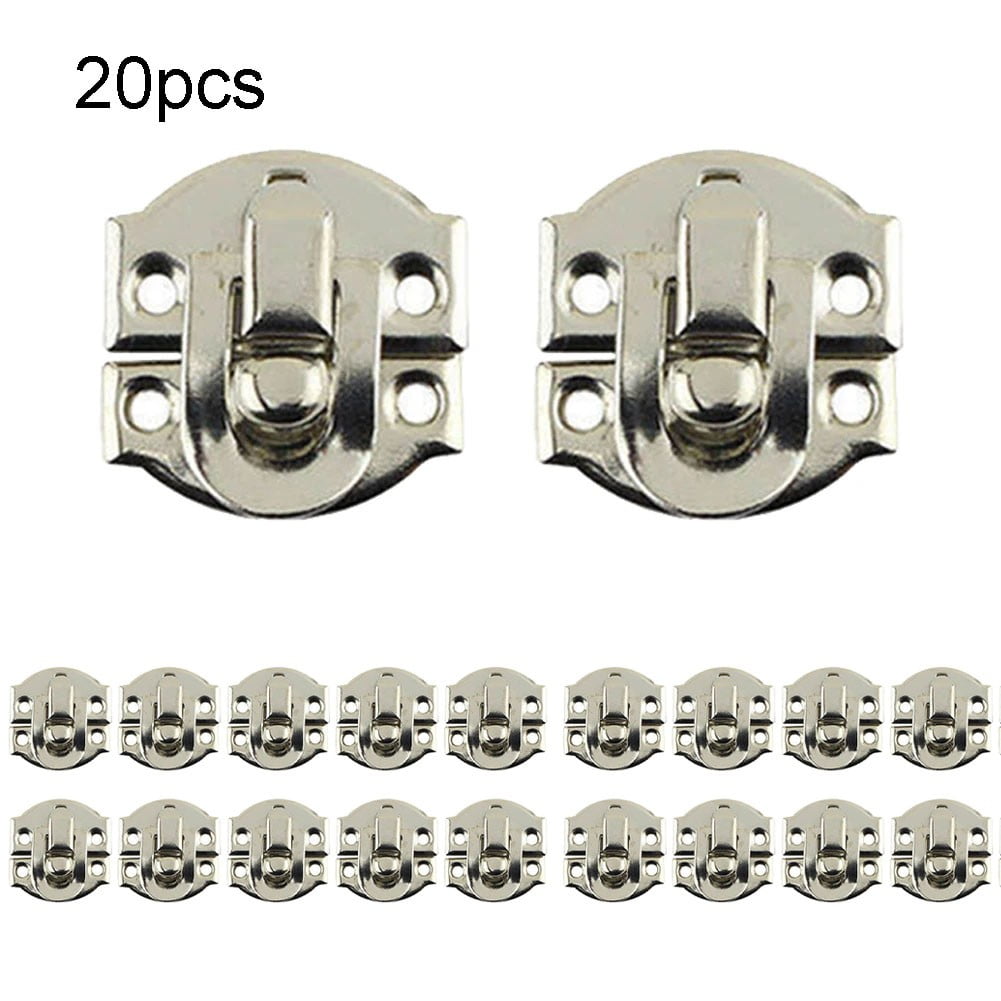20PCS Antique Hasp Lock Clasps for Jewelry Boxes, Suitcases, and Wooden ...