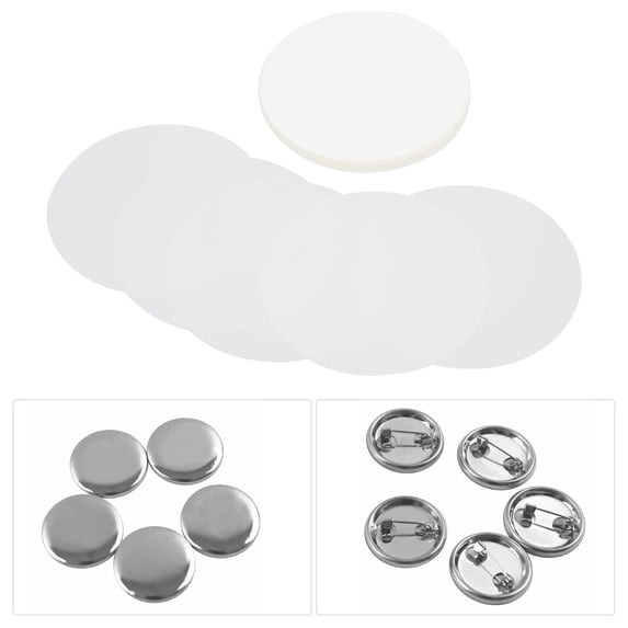 20PCS Badge Transparent Film Circle Mylars Clear Protective Film for ...
