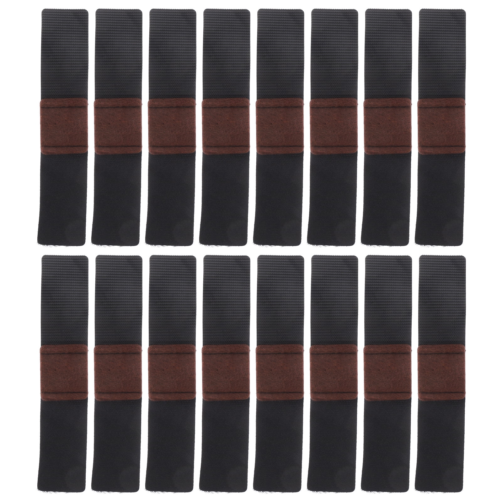 20PCS Black Felt and Nylon Chair Leg Floor Protectors Non Slip ...