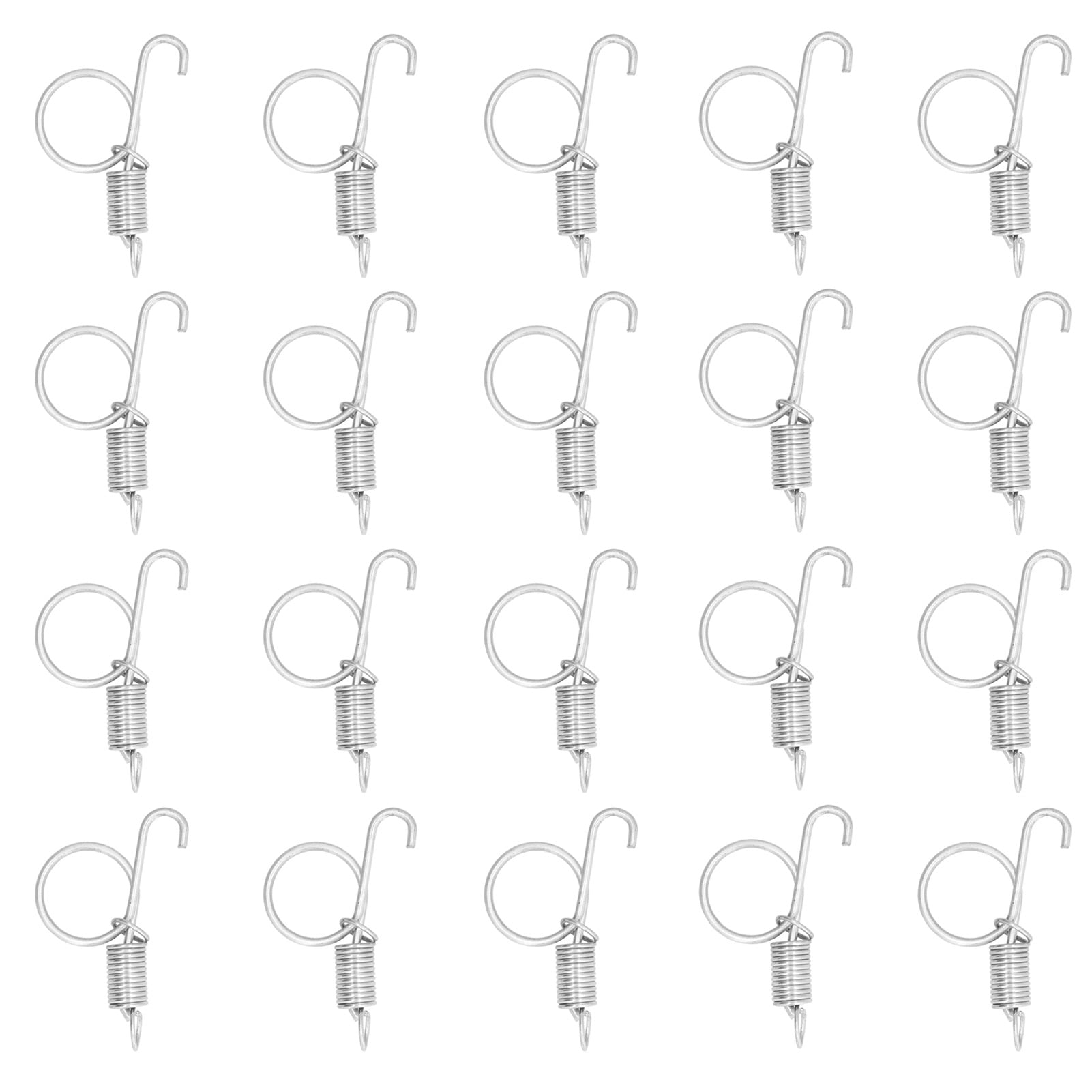 20PCS Cage Door Spring Hook Metal Finger Spring Latch Hook for Fixing ...