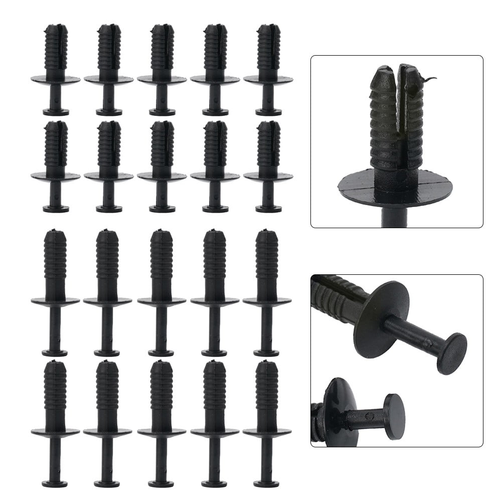 20PCS Car Bumper Clips Fastener Clips Car Expanding Rivet Clips Push ...