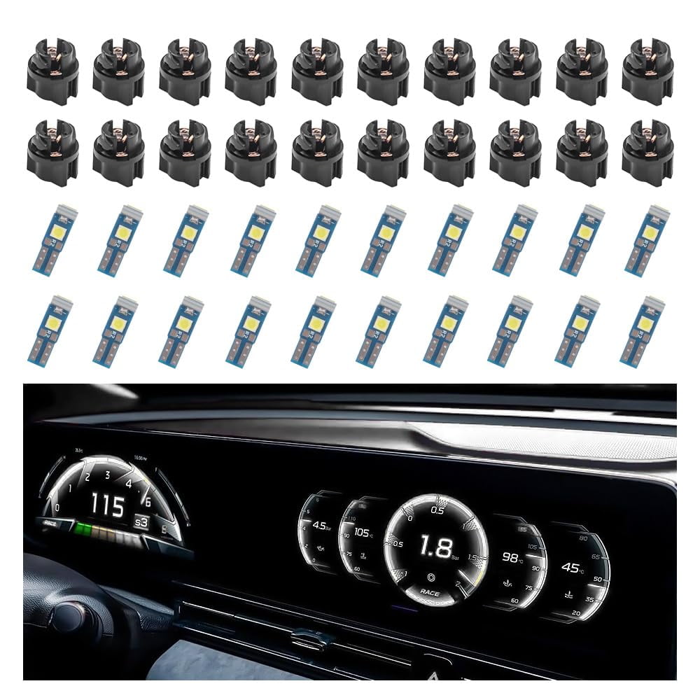 20PCS Car LED Dash Light Bulbs,High Brightness Instrument Cluster Bulbs ...
