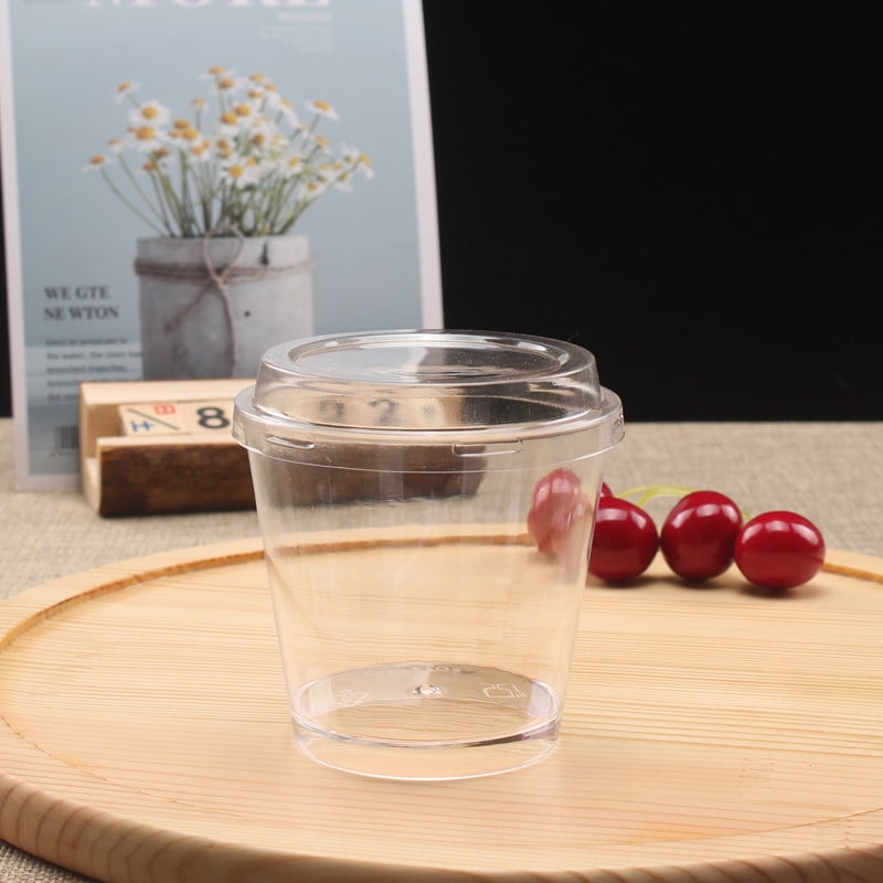 20PCS Disposable Plastic Dessert Cups Party Ice Cream Drinks Cup ...