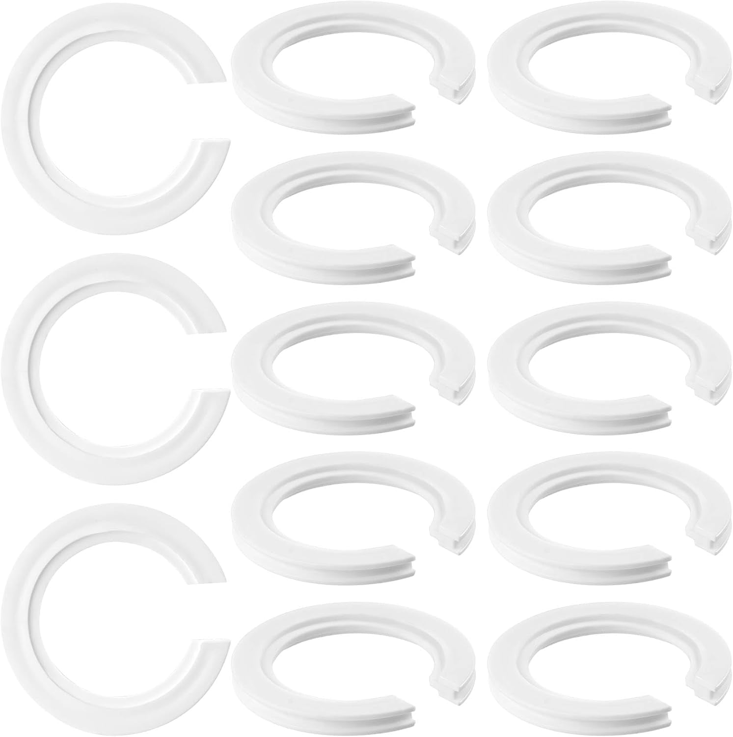 20PCS E27 to E14 Lamp Shade Adapter Rings, Plastic Lamp Shade Reducing ...