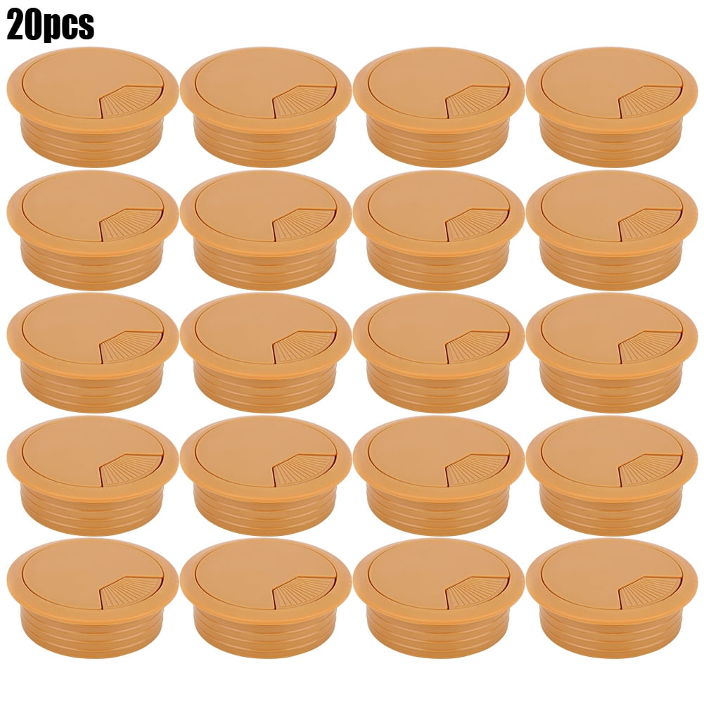 20PCS Enhanced Round Wire Organizer for Desk & Table, Cable Grommet ...