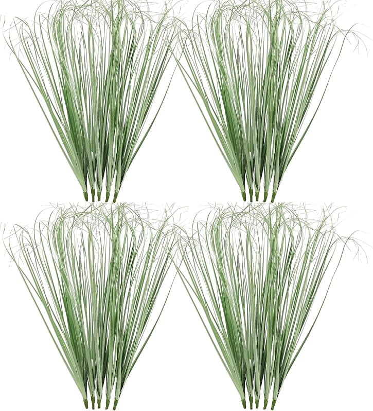 20PCS Fake Grass Filler Decor Artificial Grass Plants Outdoor Faux ...