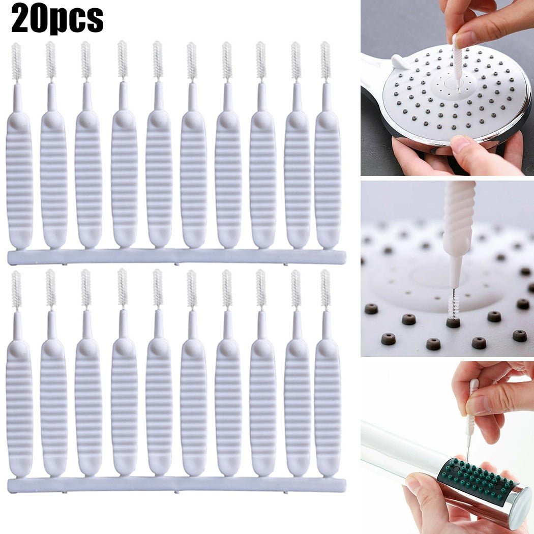 20PCS Gap Hole Anti-clogging Cleaning Brush Shower Head Holes Cleaner ...