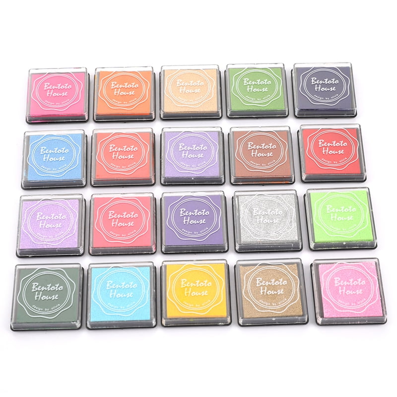 20PCS Giant Ink Pads Multi-colored Stamp Pads for DIY Craft ...