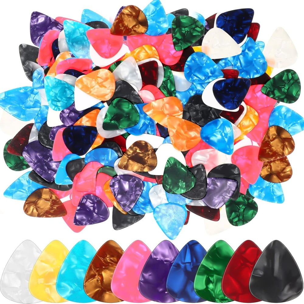 20PCS Guitar Picks 0.71mm Mix Plectrums Plectrum for Acoustic Electric ...