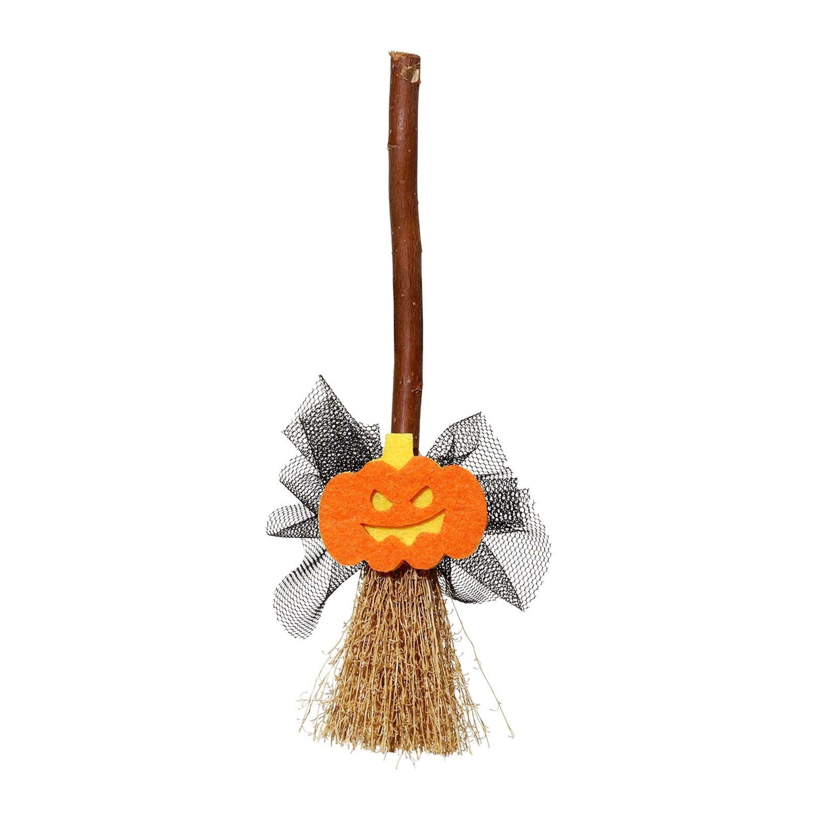 20PCS Halloween Mini Witch Brooms, Miniature Broomstick with 20 ...