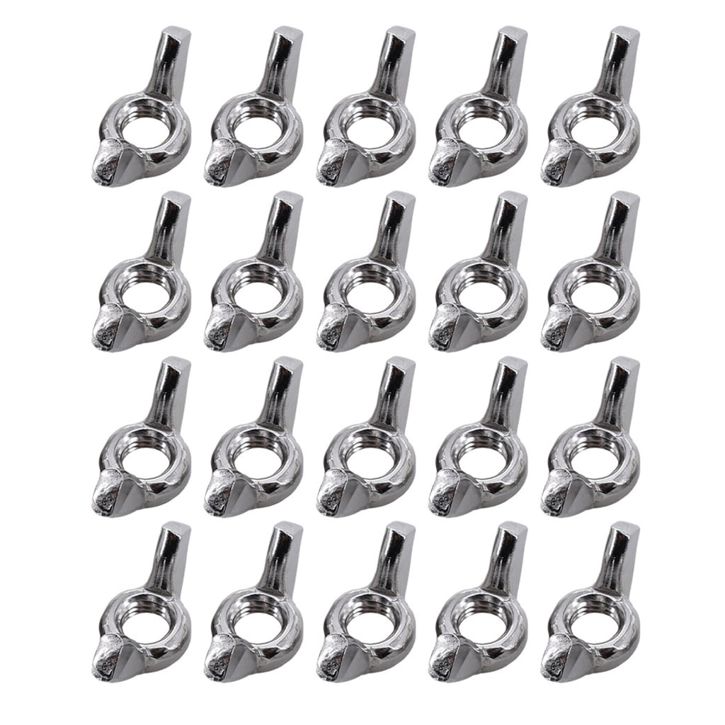 20PCS Hand Twist Tighten Wing Nuts Corrosion Resistant Butterfly Nuts ...