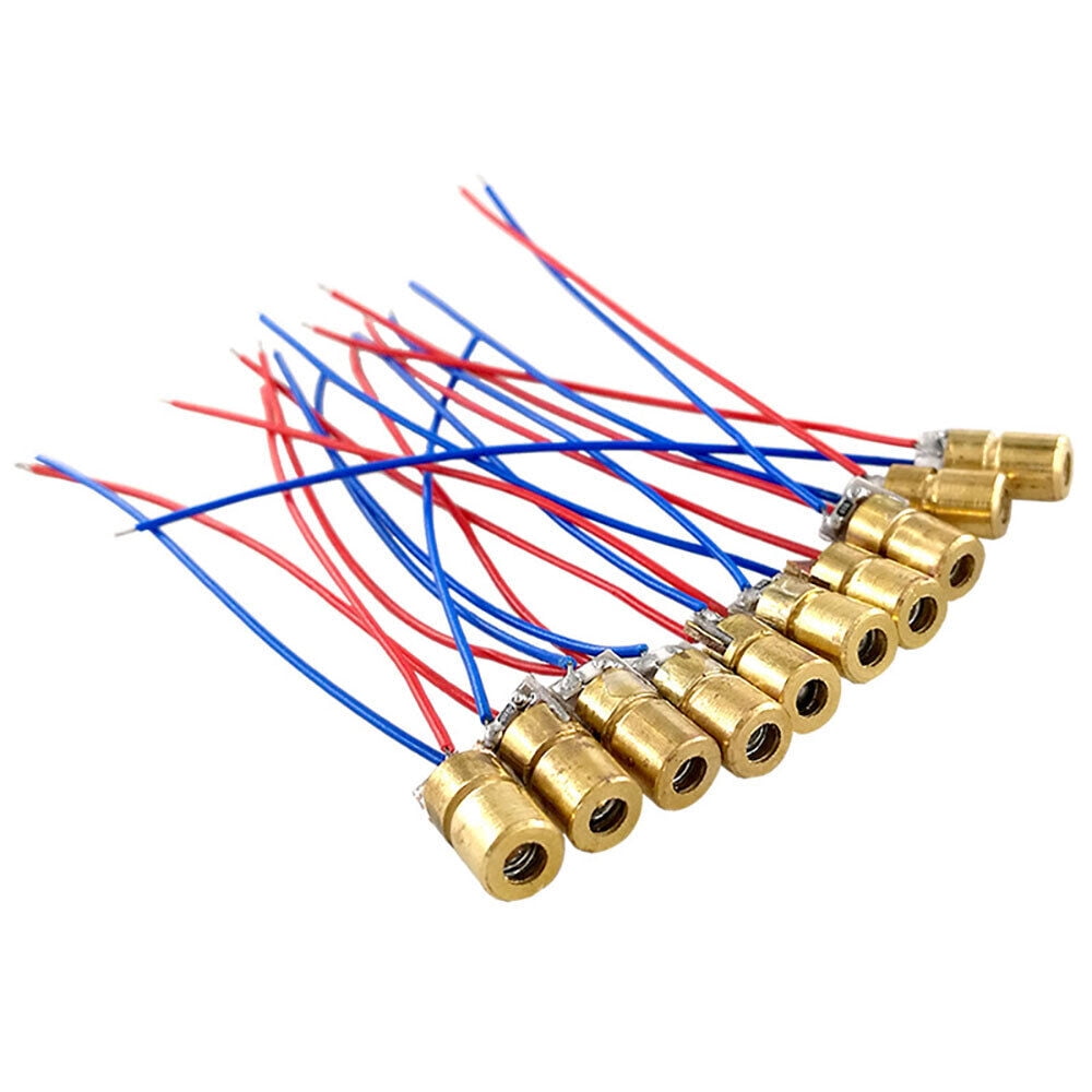 20PCS/Lot 650nm 6mm 5V 5mW Red Laser Dot Diode Module - Walmart.com