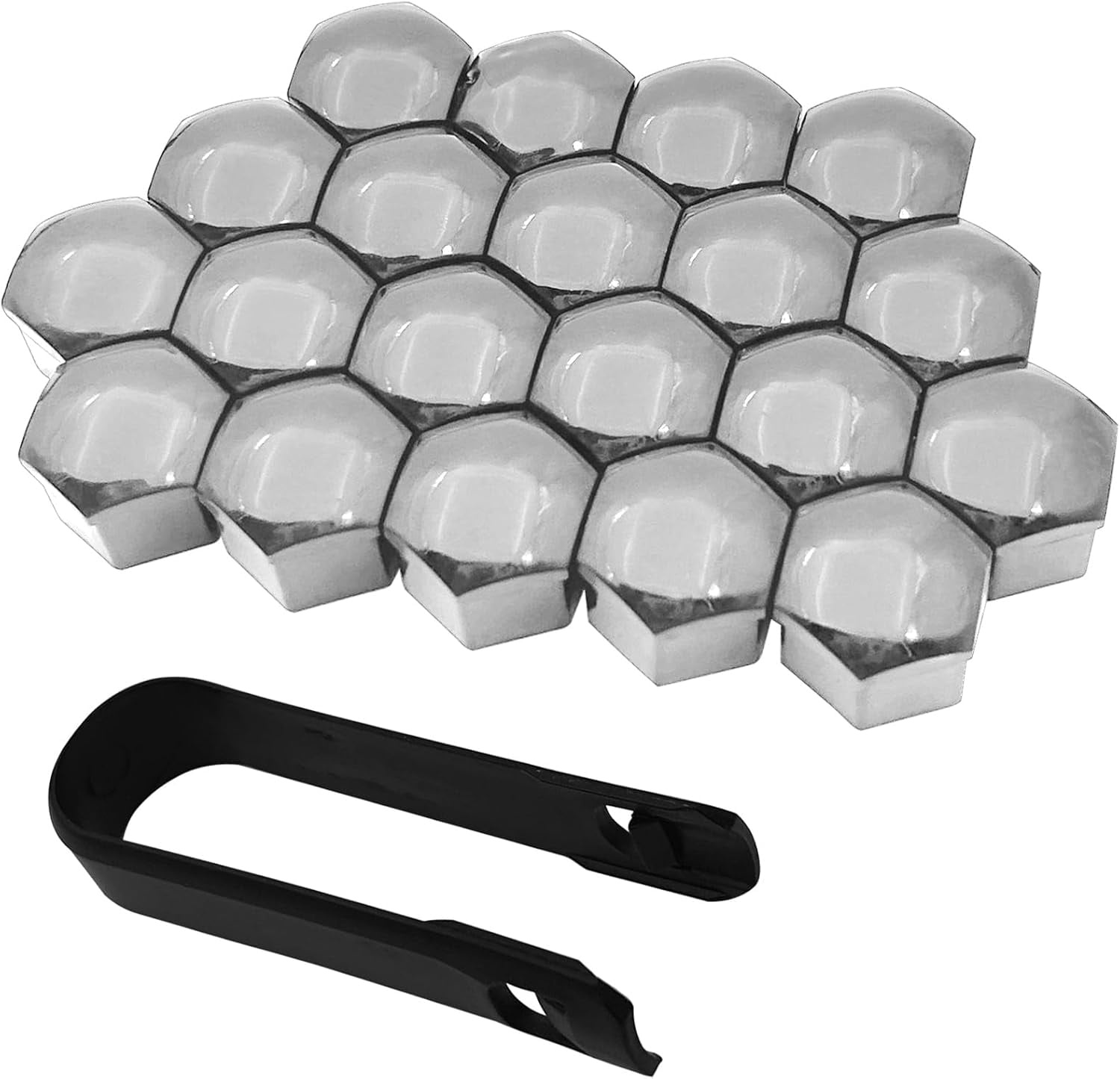20PCS Lug Nut Covers, 17mm Hexagonal Nut Covers with Removal Tool ...