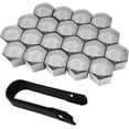 20PCS Lug Nut Covers, 17mm Hexagonal Nut Covers with Removal Tool ...