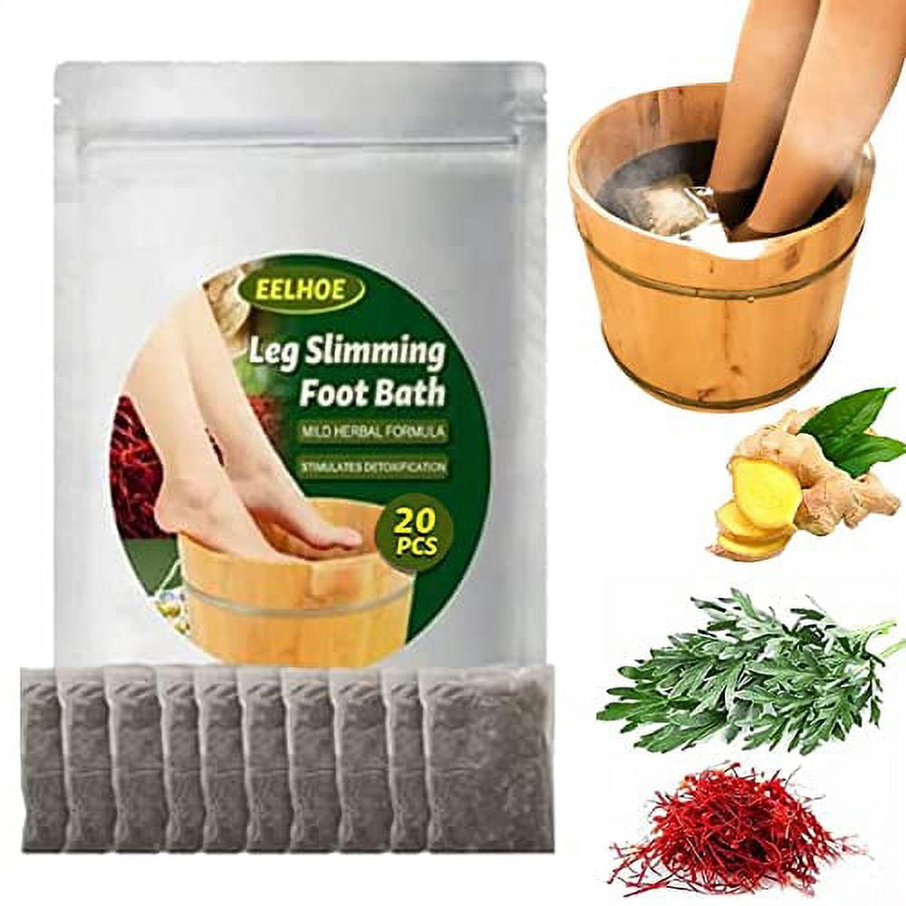 20PCS Lymphatic Drainage Ginger Foot, Leg Slimming Foot Bath, Wormwood ...
