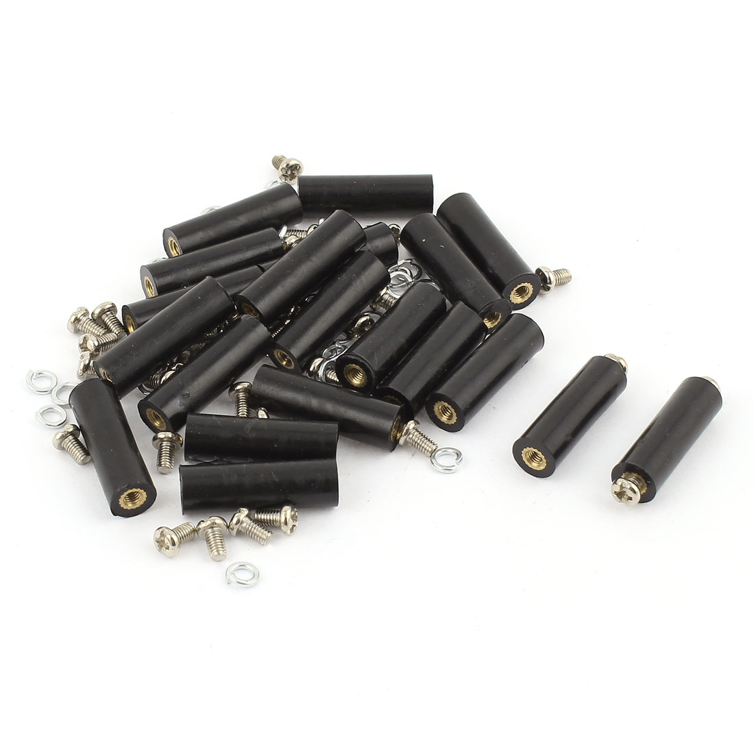 20PCS M3 Brass Insert Thread 8x25mm Insulated Standoffs Spacer for PCB ...