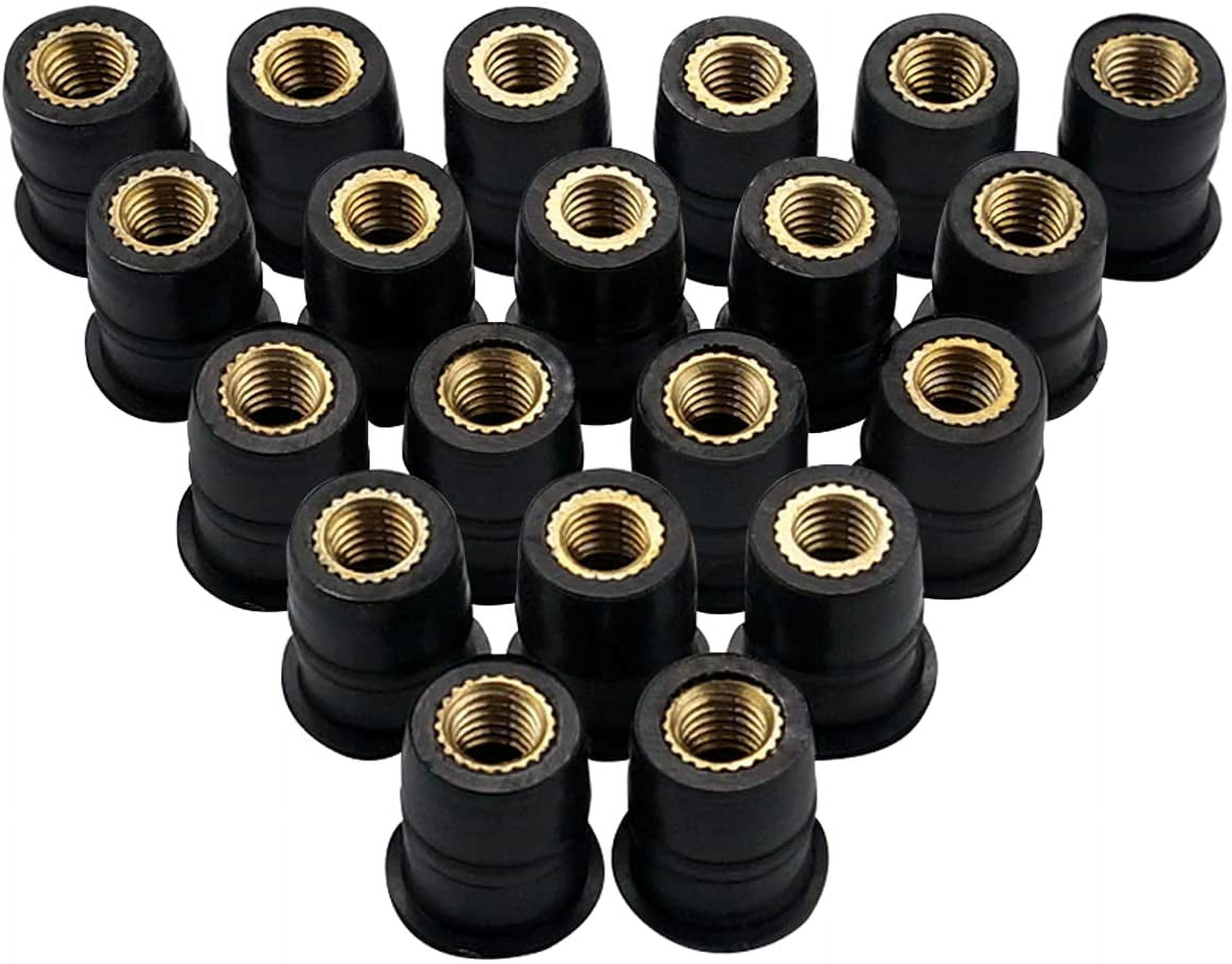 20PCS M5 Well Nuts Fairing Fasteners Windshield Motorcycle Accessories ...