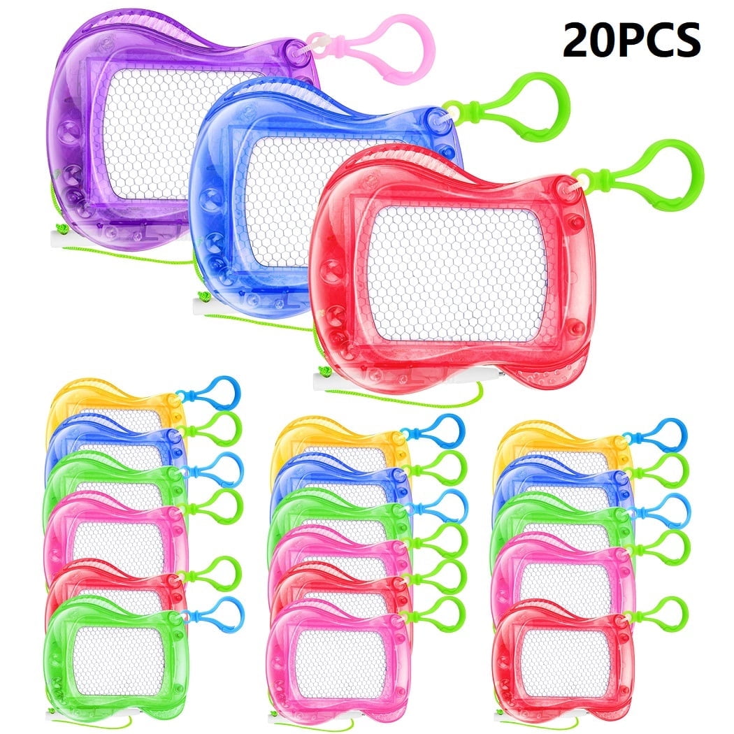20PCS Magnetic Drawing Board for Kids, Mini Doodle Toy Tablets Portable ...
