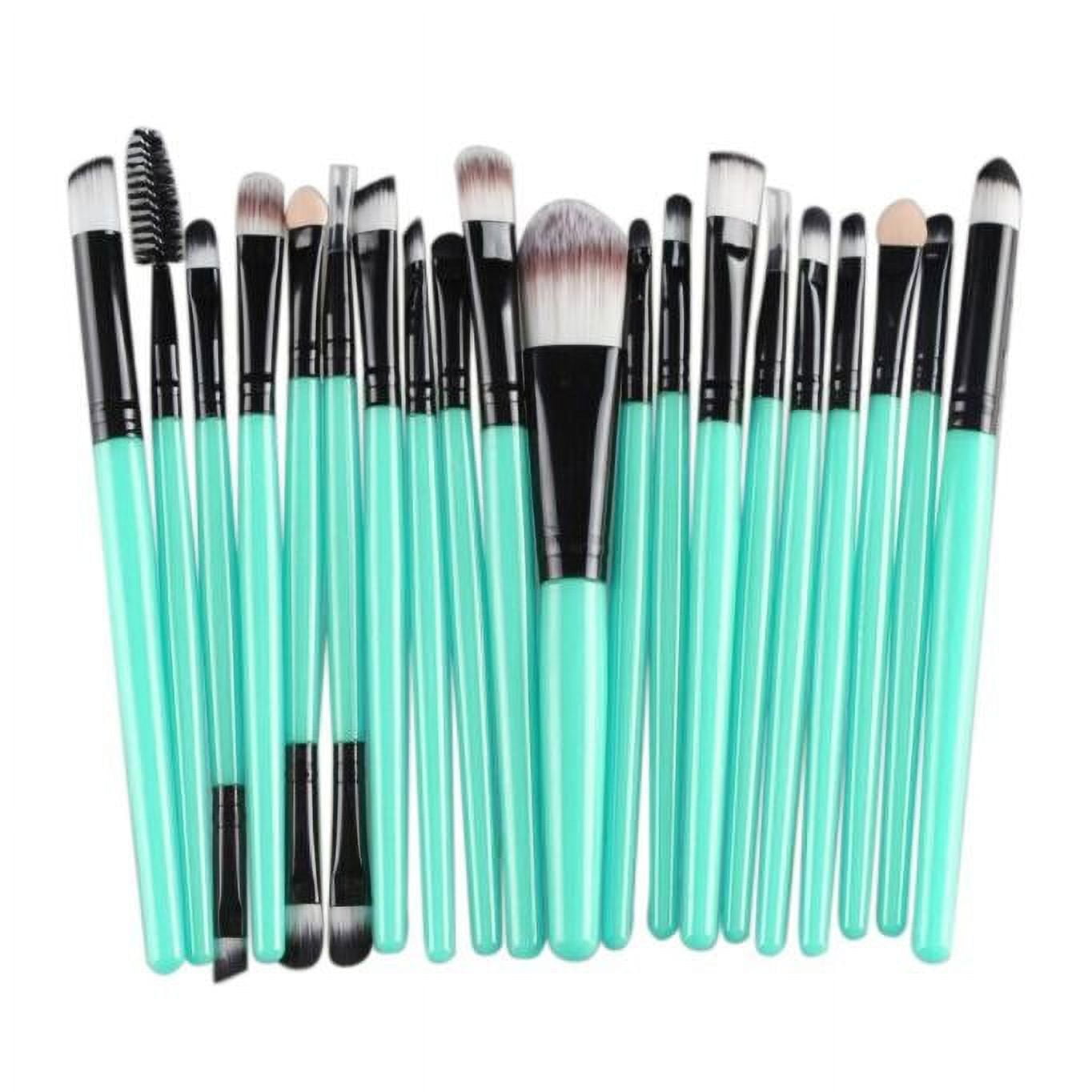 20PCS Makeup Brush Set - Wool Makeup Brush Kit, Foundation Eyebrow ...