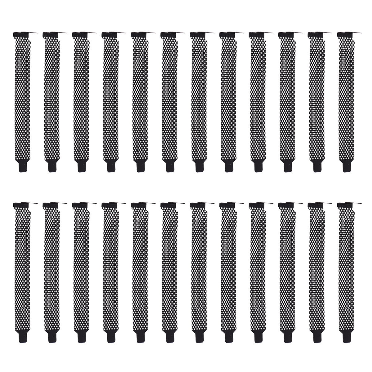 20PCS Metal Mesh PCI Computer Chassis Dustproof Ventilation Blanking ...