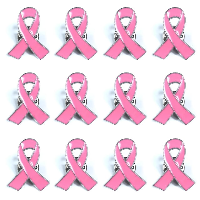20PCS Metal Ribbon Pin Awareness Ribbon Pin Cancer Awareness Support ...