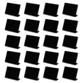 20PCS Mini Chalkboard Signs, Reusable Acrylic Food Labels with L Shape ...