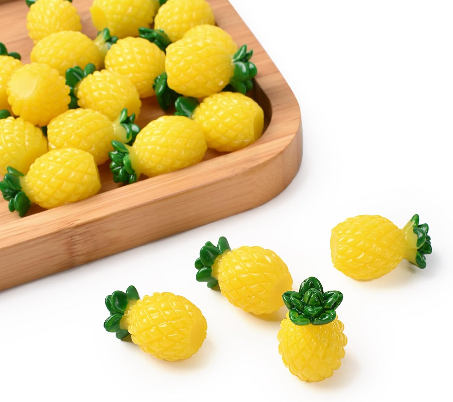 20PCS Miniature Pineapple Tiny Pineapple Figurines Fake Pineapple or ...