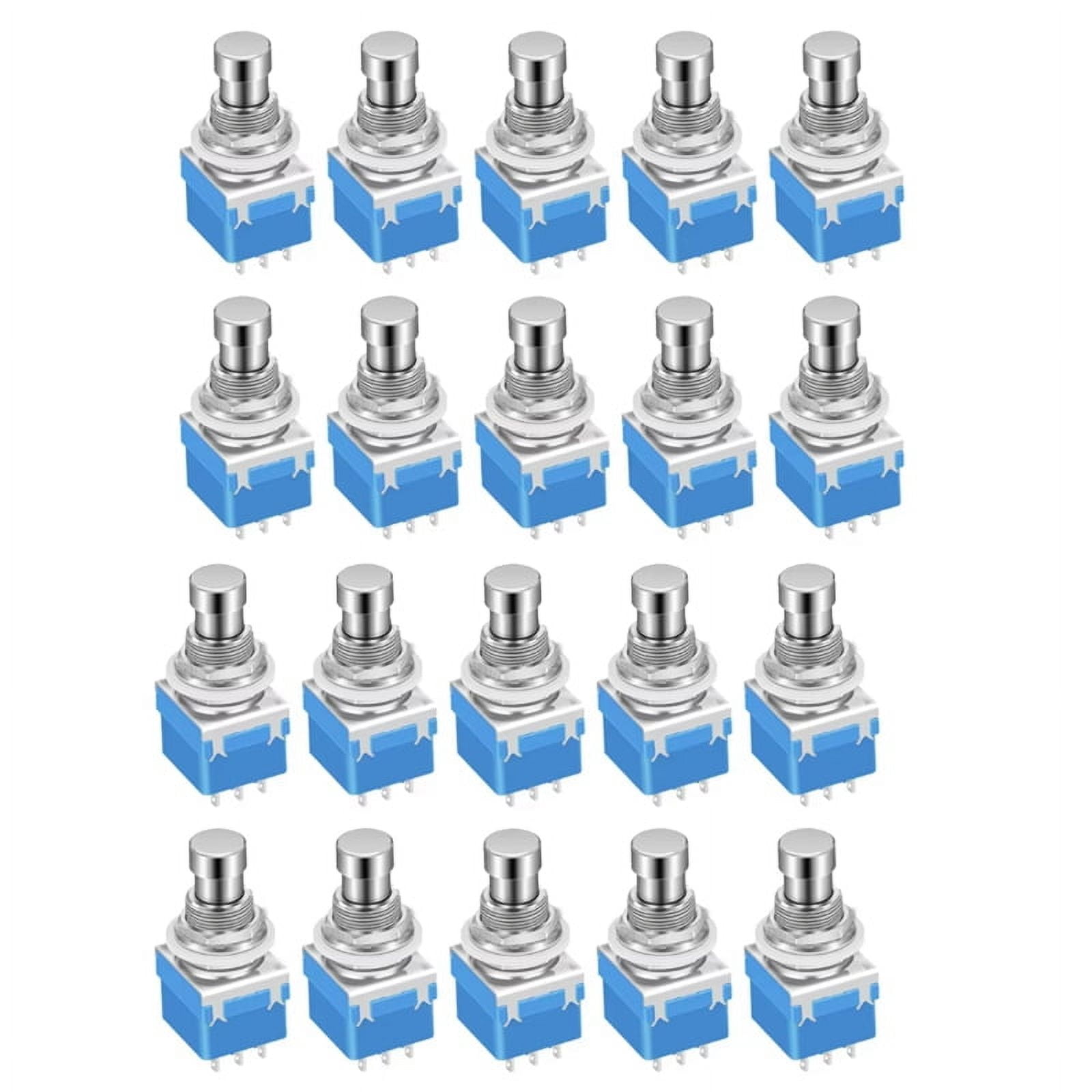 20PCS Momentary Guitar Effect Pedal 3PDT Footswitch 9 Pin Latching ...