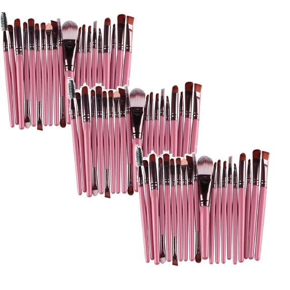 20PCS Multi-Function Makeup Brushes Set - Powder Eyeshadow Eyeliner Lip ...