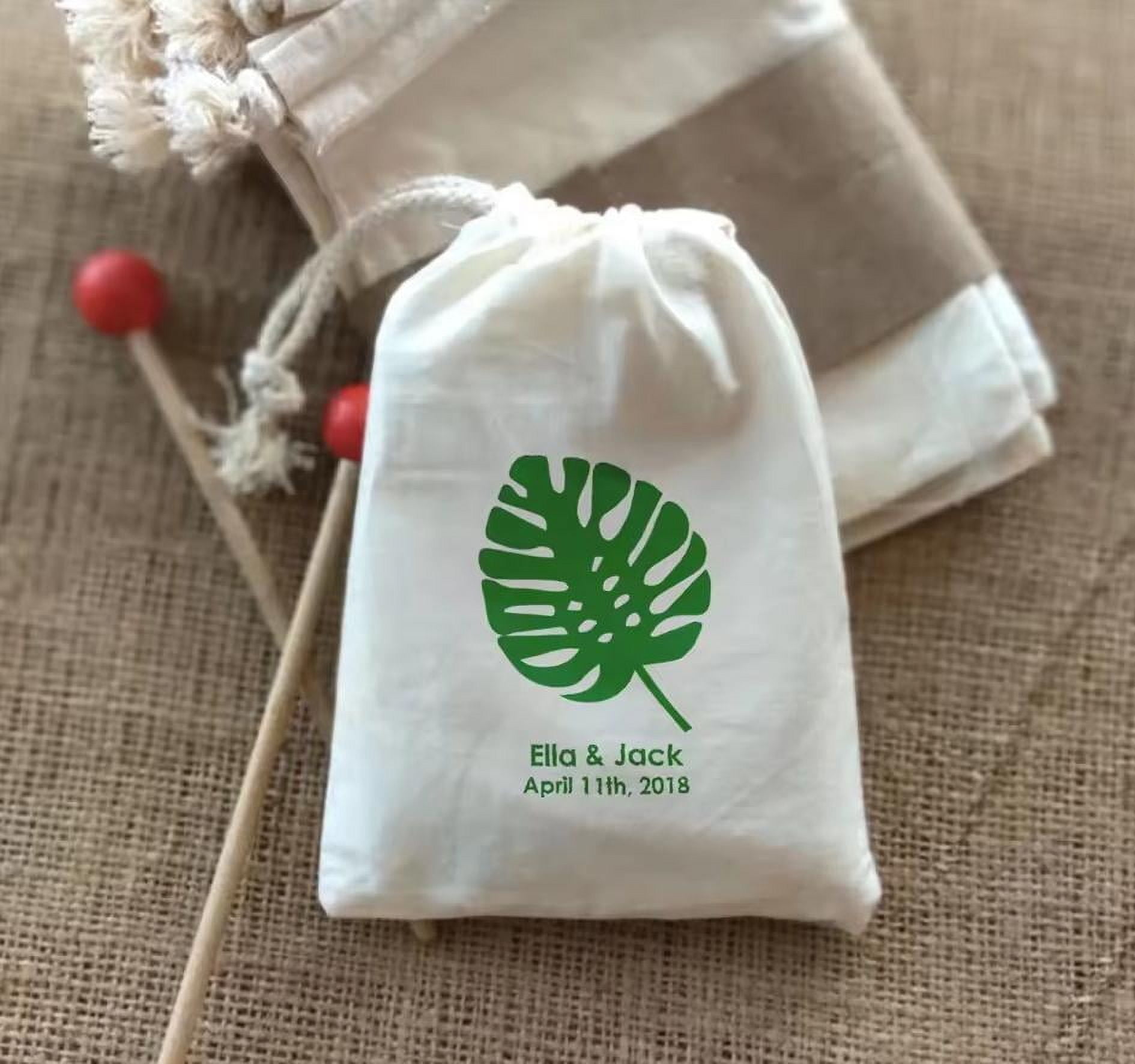 20PCS Personalized Hangover Recovery Kit Drawstring Bags, Monstera Leaf Welcome -Destination ...