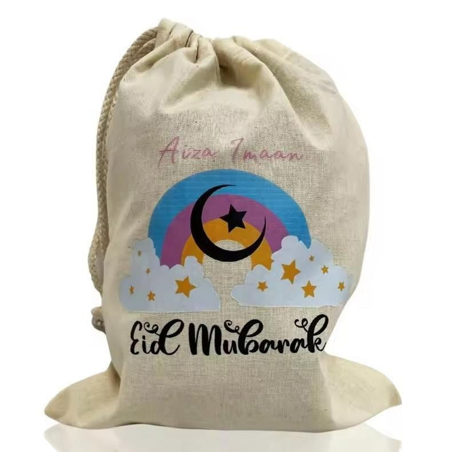 20PCS Personalized Hangover Recovery Kit Drawstring Bags, Rainbow Eid ...
