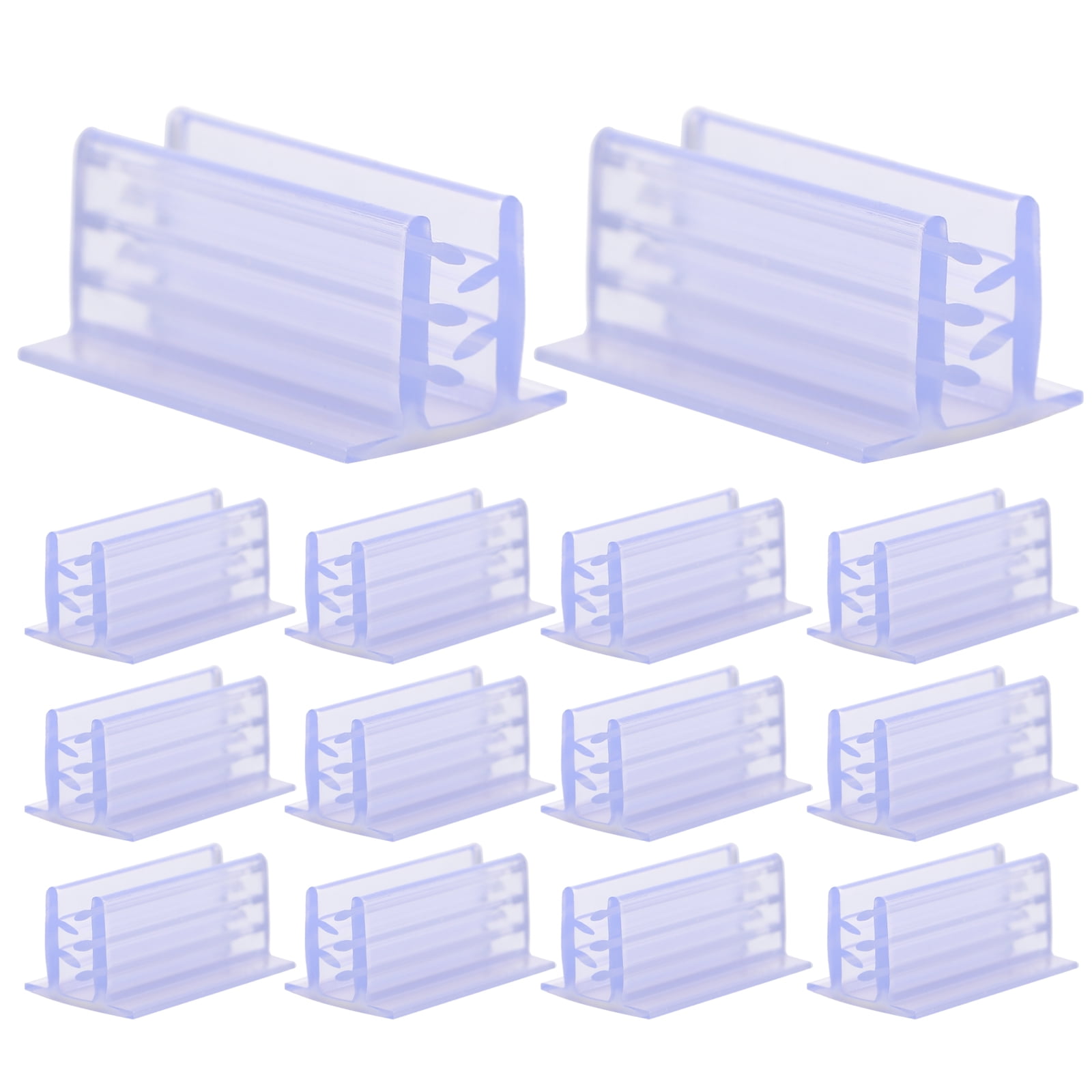 20PCS Plastic Shelf Label Holder Clear Wire Shelf Label Holder Wood ...