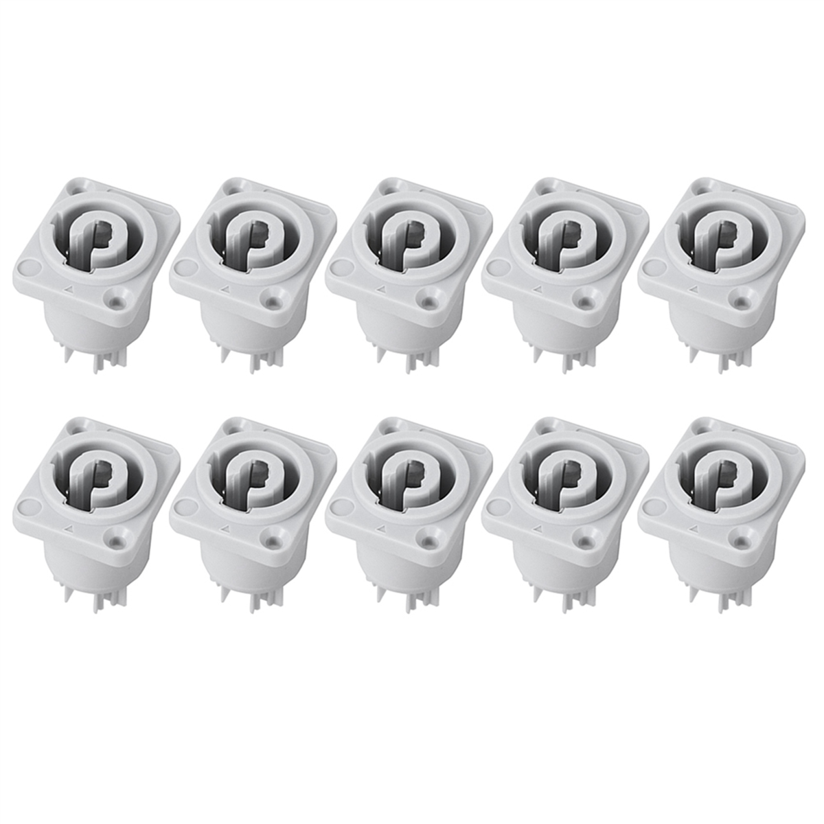 20PCS Powercon Connector 3 Pins 20A 250V Power Speaker Panel Socket ...