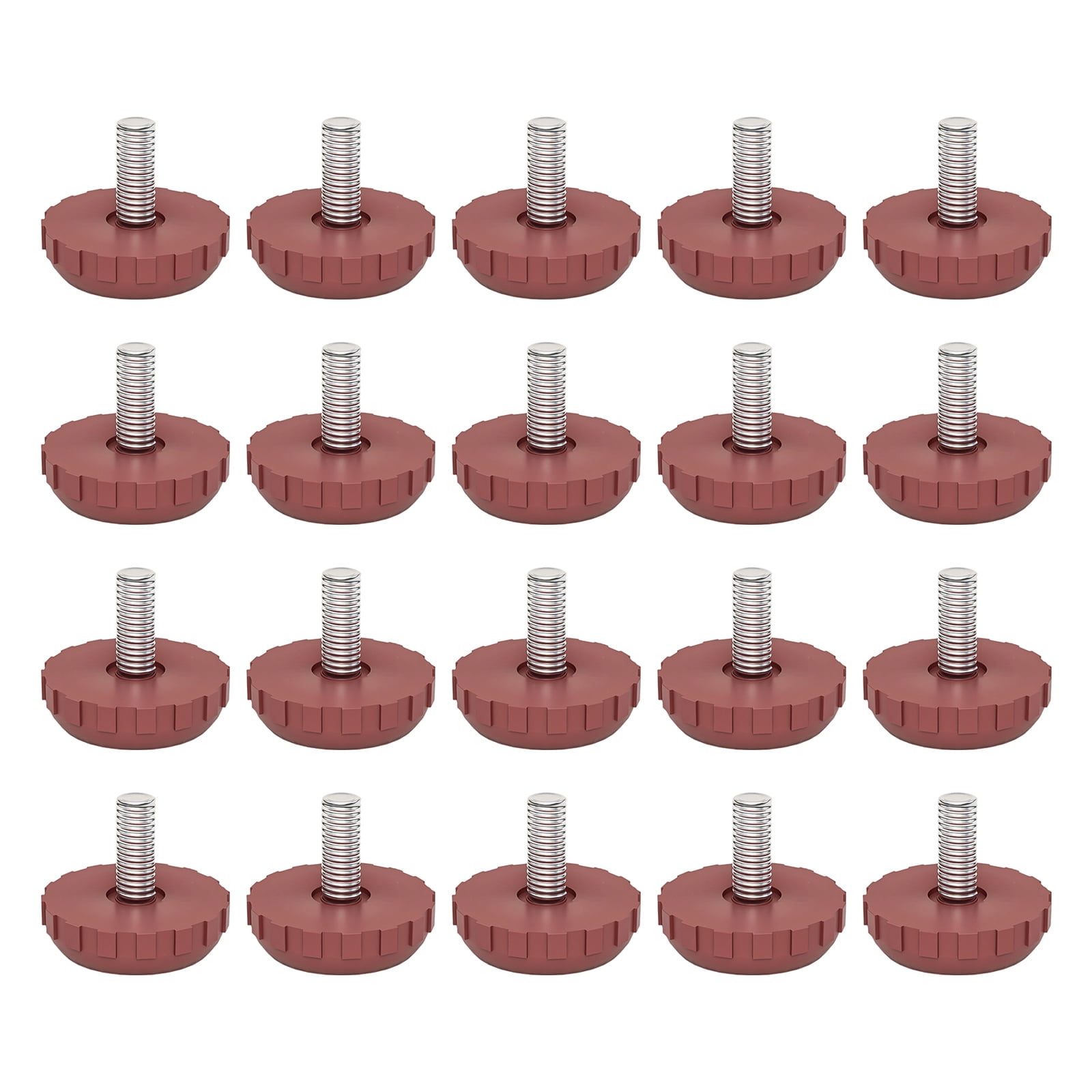 20PCS Quiet Heavy Duty Adjustable Furniture Legs Pad Not Slip Floor ...