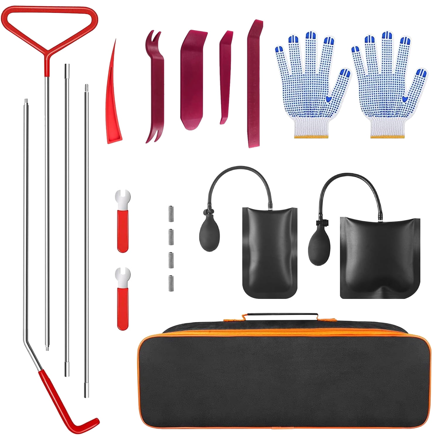 20PCS Roadside Emergency Car Tool Kit, Emergency Car Unlocking Tool ...