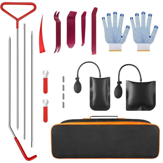20PCS Roadside Emergency Car Tool Kit, Emergency Car Unlocking Tool ...