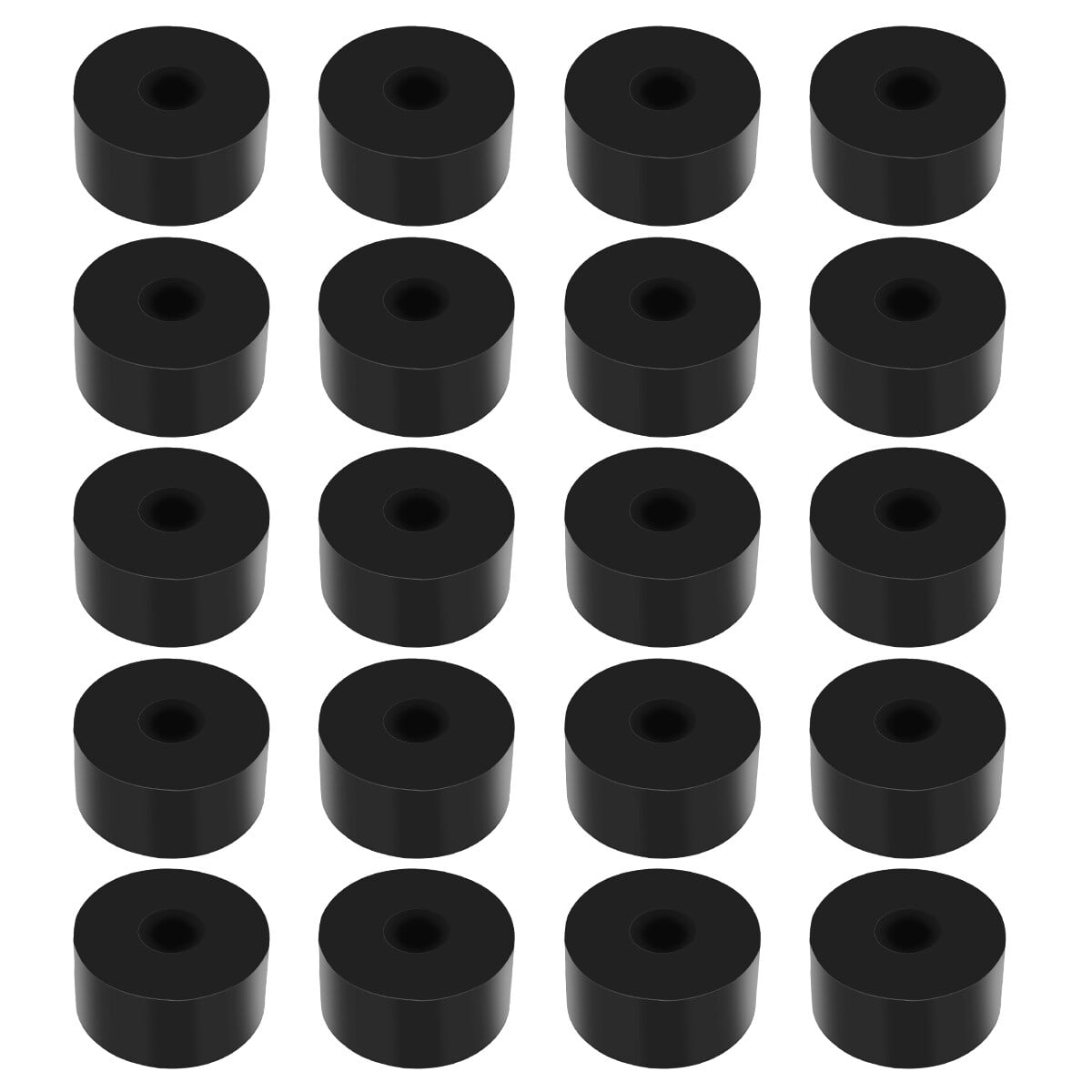 20PCS Rubber Invisible Pot Feet Planter Riser Planter Pot Feet with Enhanced Non- Pots and ...