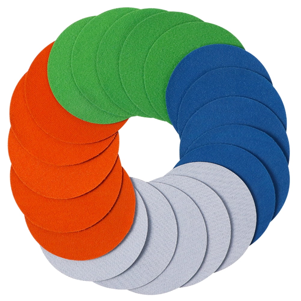 20PCS Sandpaper Circular Pads Sanding Discs (3000 Grit, 5000 Grit, 7000 ...
