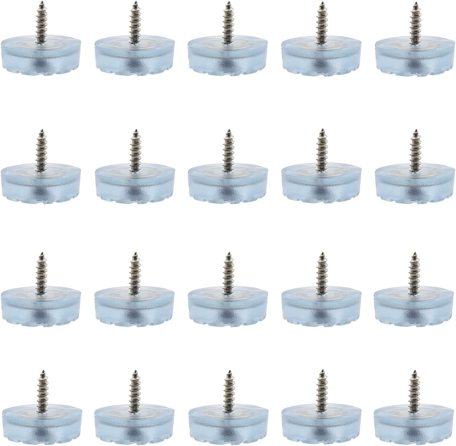 20PCS Screw on Furniture Pads,Heavy Duty Round Furniture Sliders for ...