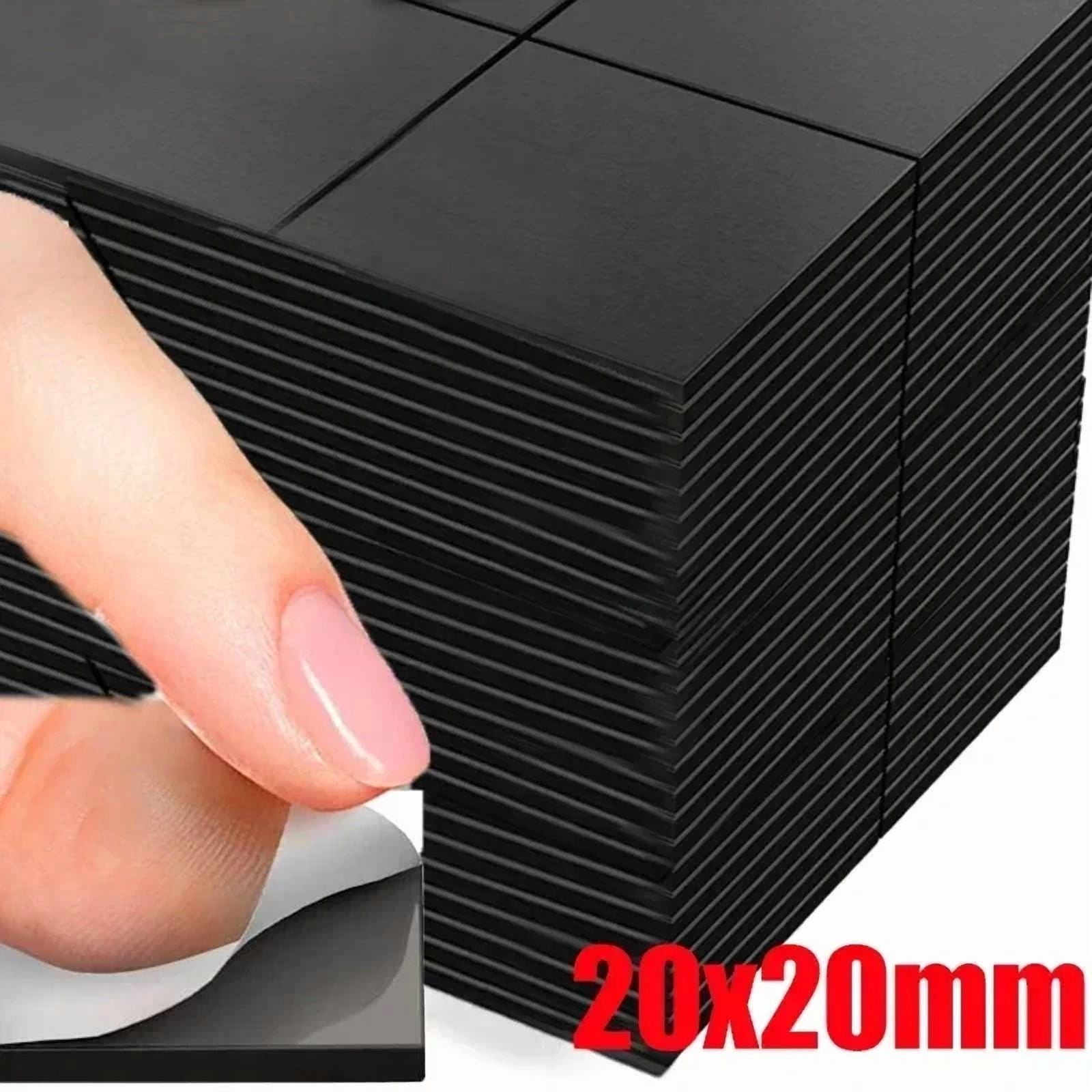 20PCS Self-Adhesive Magnetic Sheets for DIY and Home Decoration, Soft ...